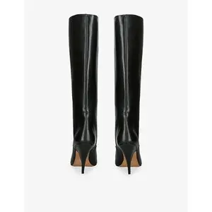 JUDE Theresa Heeled Knee-high Leather Boots