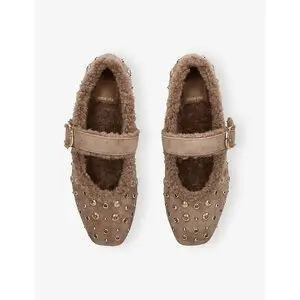 Dolce Vita Mella Stud Flat Leather Mary Janes