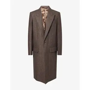 Acne Studios Tailored Single-breasted Wool-blend Coat - Brown