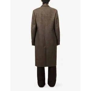 Acne Studios Tailored Single-breasted Wool-blend Coat