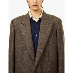 Acne Studios Tailored Single-breasted Wool-blend Coat
