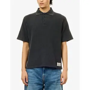 BRAIN DEAD Pique Thermal Textured Cotton Polo Shirt