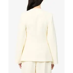 ROHE FRAMES Boucle Shaped Wool-blend Blazer