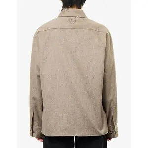 Jacquemus The Flash Zip Wool Shirt