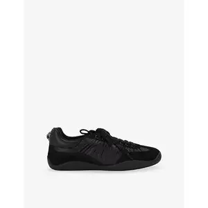 Kurt Geiger Royal Fabric And Suede Trainers - Black