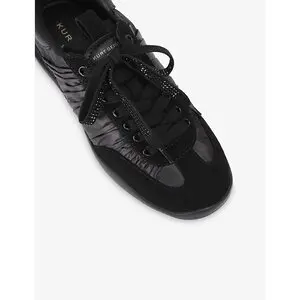 Kurt Geiger Royal Fabric And Suede Trainers