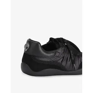 Kurt Geiger Royal Fabric And Suede Trainers