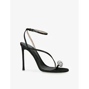 TOM FORD Cassia Crystal-stone Satin Heeled Sandals