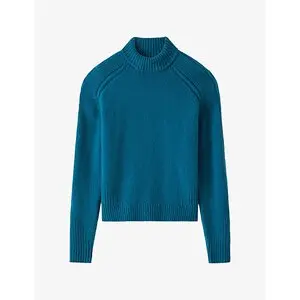 JOSEPH Tilly High-neck Cashmere Jumper - Peacock