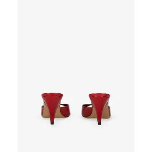 JUDE Haze Leather Heeled Mules