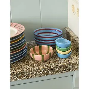 ANNA + NINA Mist Stoneware Trinket Dish