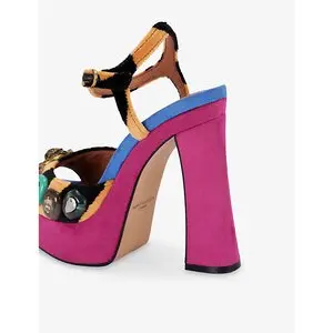 Kurt Geiger Chelsea Platform-heel Woven Heels