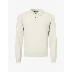 Jacquemus Le Abbracio Wool Polo Shirt - Light Grey