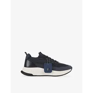Kurt Geiger Manor Woven Trainers - Navy