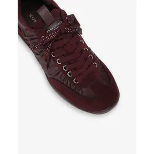 Kurt Geiger Royal Fabric And Suede Trainers