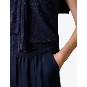 Whistles Annie Sparkle Woven Tank Top