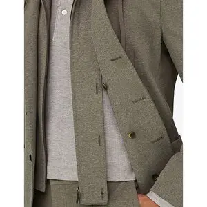 Boggi Milano Tailored Removable-bib Stretch Cotton-blend Blazer