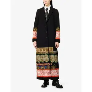 Dries Van Noten Richy Single-breasted Wool Coat
