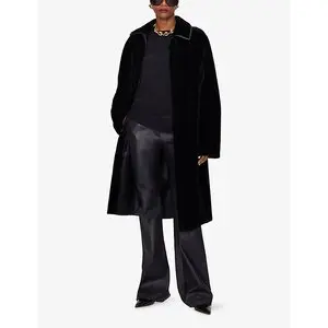 JOSEPH Caspian Reversible Shearling And Leather Coat