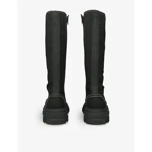 GANNI Trail Canvas Knee-high Boots