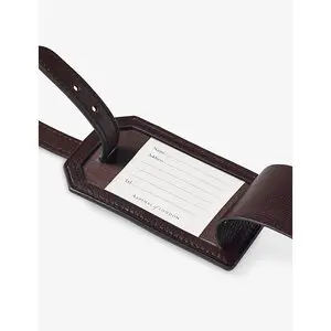 ASPINAL OF LONDON Heritage Large Leather Luggage Tag