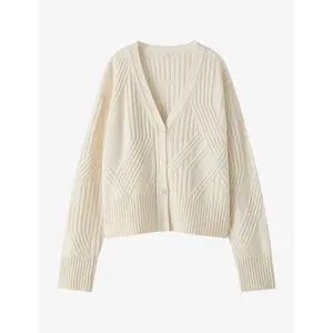 JOSEPH Aristea Rib Merino-wool Cardigan - Wax