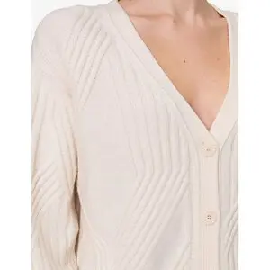 JOSEPH Aristea Rib Merino-wool Cardigan