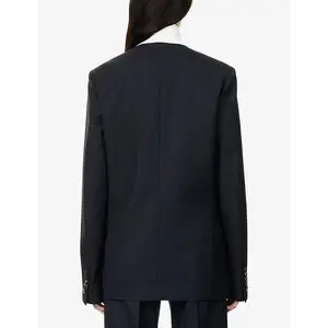 Dries Van Noten Barrysta Embellished Wool Blazer