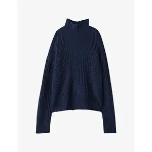 JOSEPH Isabel Rib Merino-wool Jumper - Abyss