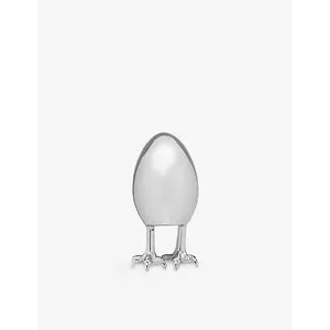 ANNA + NINA Eggy Wonder Nickel-plated Brass Figure - Silver
