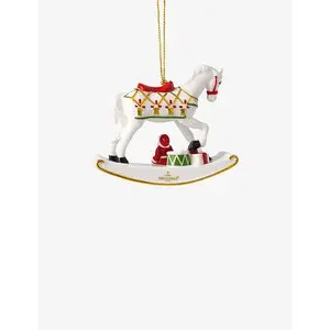 VILLEROY & BOCH Christmas Classics Rocking Horse Christmas Decoration - Multicoloured