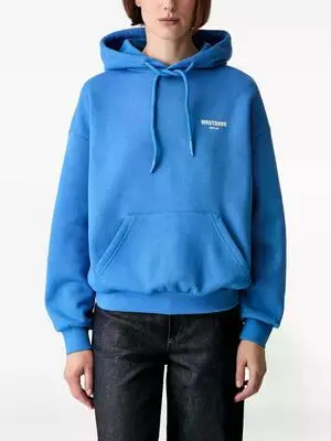 WRSTBHVR Studio V12 Logo-print Drawstring Hoodie