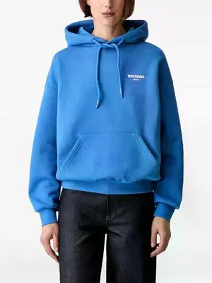 WRSTBHVR Studio V12 Logo-print Drawstring Hoodie