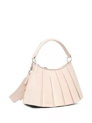 Lacoste Small Lenglen Leather Bag - Neutrals
