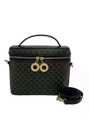 Celine 1998 Macadam Coated Canvas Vanity Bag