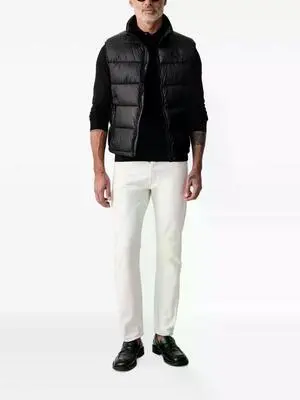 Karl Lagerfeld Logo-patch Quilted Gilet - Black