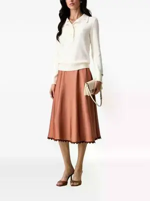 Liu Jo Button-up Textured Sweater