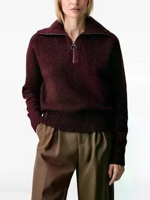 Barbour Lavensdale Quarter-zip Jumper - Red