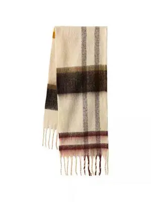 Barbour Isla Tartan Boucle Scarf - Neutrals