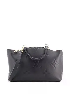 LOUIS VUITTON Petit Palais Handbag Monogram Empreinte Giant Satchel Black