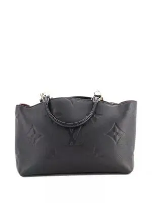 LOUIS VUITTON Petit Palais Handbag Monogram Empreinte Giant Satchel - Black