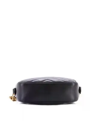 Gucci Gg Marmont Shoulder Bag Matelasse Leather Mini Crossbody Bag