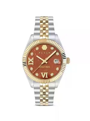 Philipp Plein Date Superlative 34mm Watch - Orange