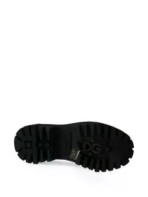 Dolce & Gabbana Jewel-embellished Leather Ankle Boots