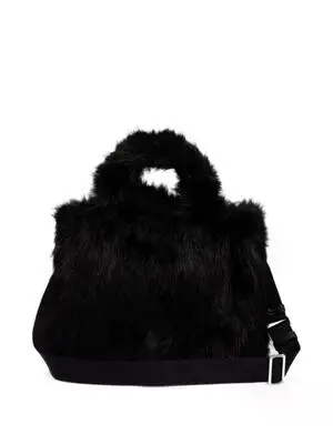 Karl Lagerfeld Faux-fur Logo-plaque Tote Bag