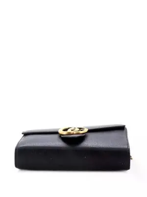 Gucci Gg Marmont Chain Wallet Leather Mini Clutch Bag
