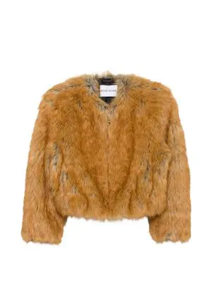 STAND STUDIO Karly Faux Fur Jacket - Multicolor