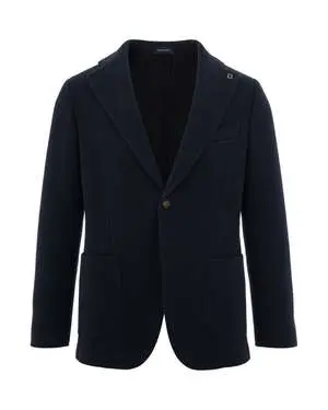 BRERAS MILANO Textured Single-breasted Blazer