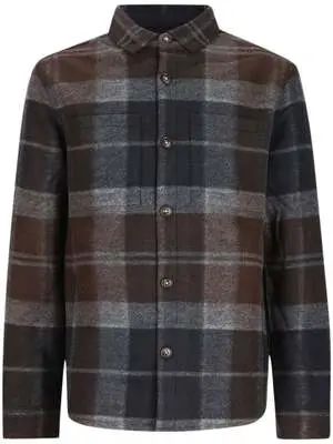 Barbour Textured Knit Shirt - Brown