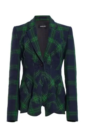 ASHLYN Puzzle Linen Jacket - Multi